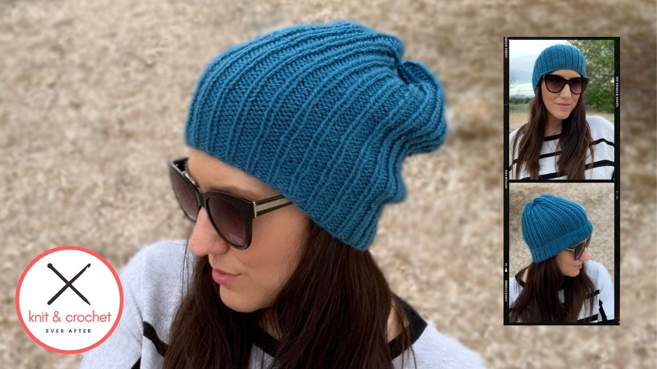 Easy Beanies Free Knit Pattern ~ Knit and Crochet Ever After