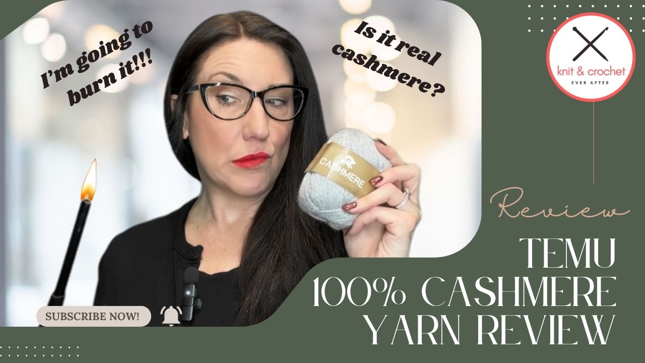 Is Temu's "100% Cashmere" Yarn Too Good to Be True? I'm going to burn ...